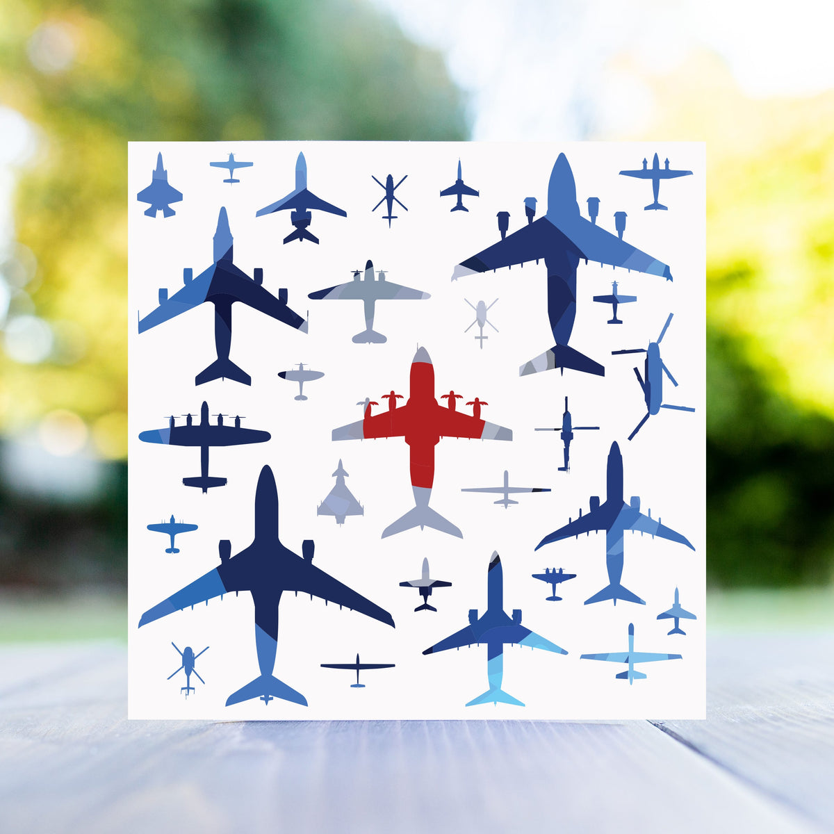 Aircraft of the RAF Greeting Card – Fat Chimp Forces Wear & Gifts