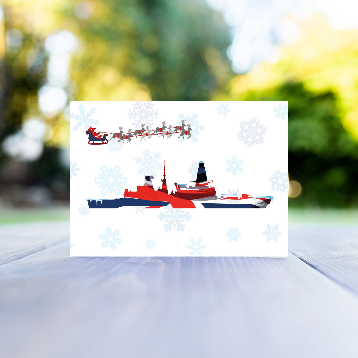 T45 Daring Class Christmas Card – Fat Chimp Forces Wear & Gifts