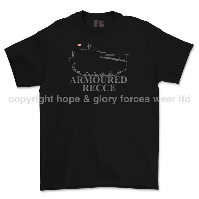 Armoured Recce Printed T-Shirt – Fat Chimp Forces Wear & Gifts