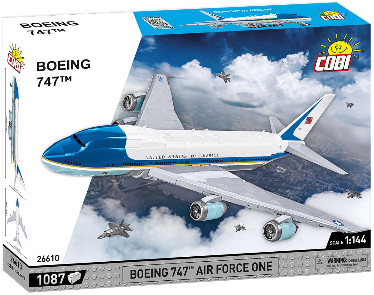 Boeing 747 Air Force One brick plane model - COBI 26610 - 1050 bricks ...