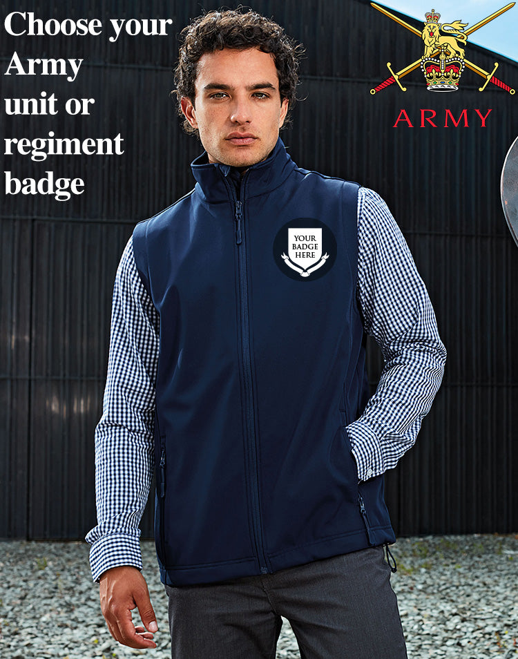 British Army Units Pro Two Layer Soft Shell Gilet – Fat Chimp Forces ...