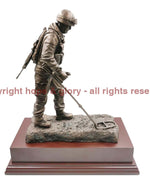 British Army Vallon Man Soldier in Cold Cast Bronze – Fat Chimp Forces ...