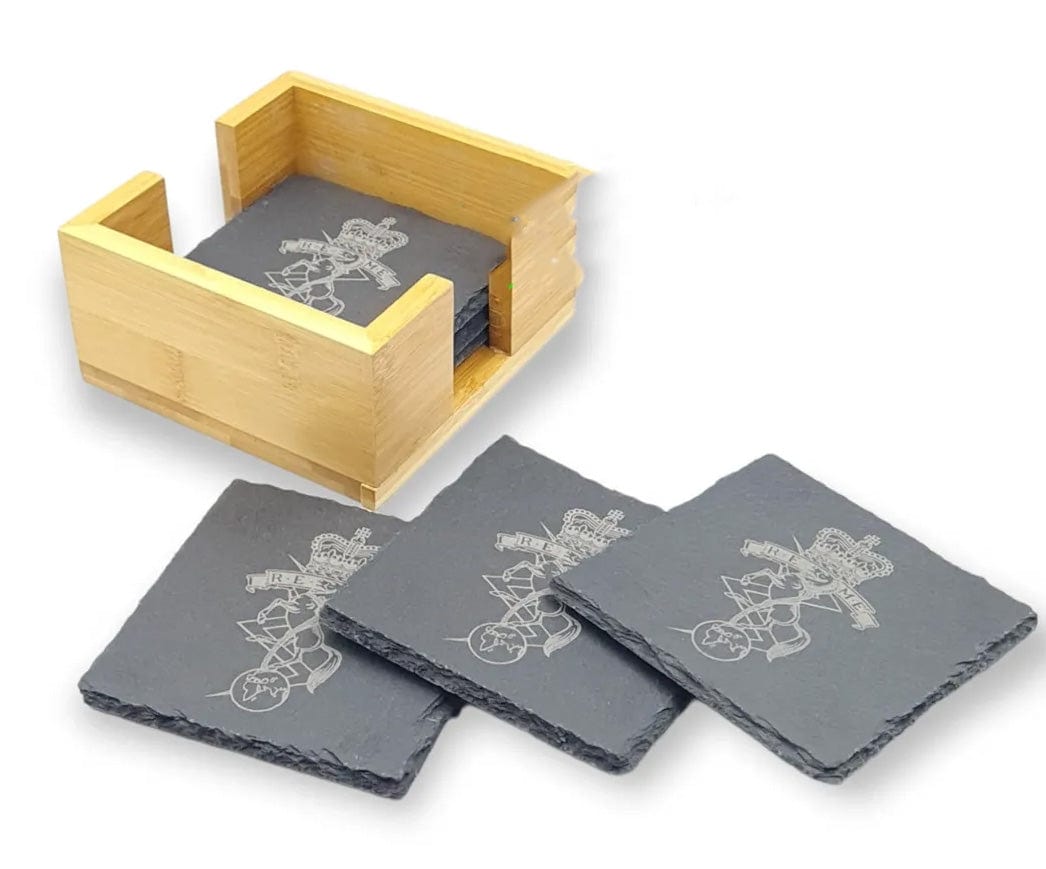 Armed Forces Unit Badge Engraved Slate Coasters x 5 – Fat Chimp Forces ...