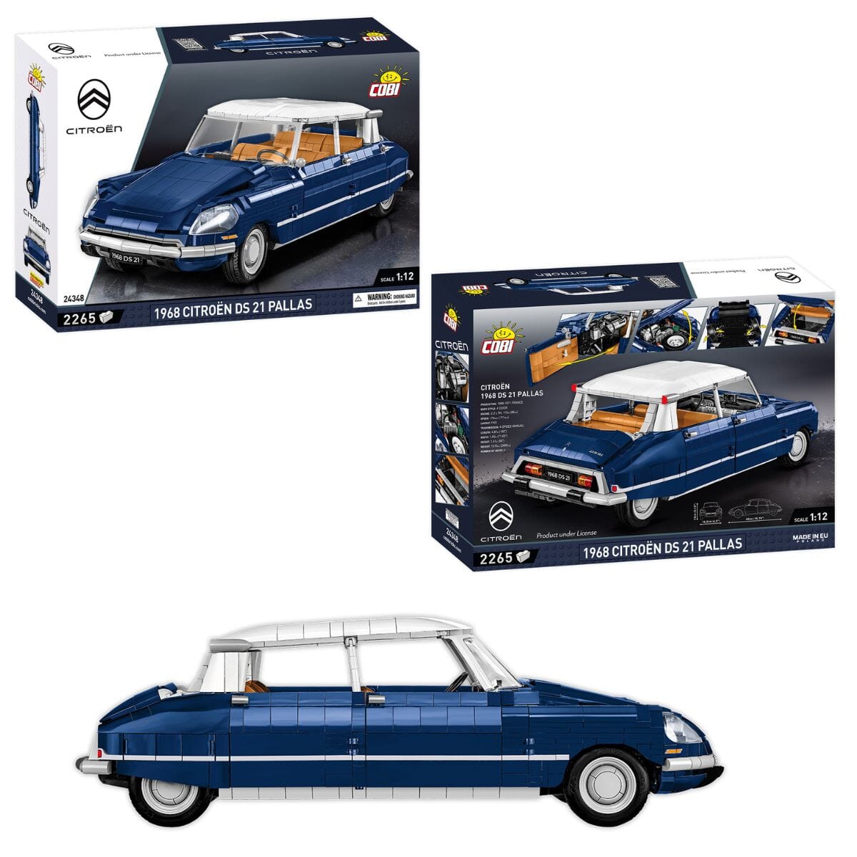 Citroen DS.21 Pallas 1968 brick car model – Fat Chimp Forces Wear & Gifts