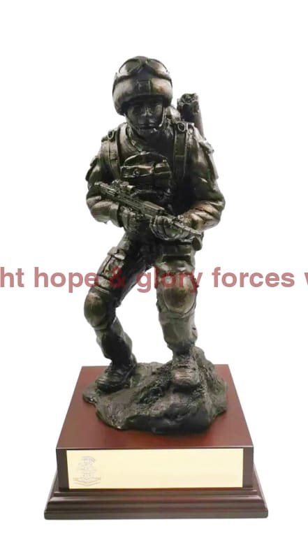 Combat Medic Cold Cast Bronze Military Statue Sculpture – Fat Chimp ...