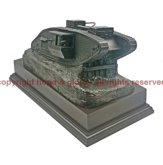 First World War MK V Tank in Cold Cast Bronze – Fat Chimp Forces Wear ...
