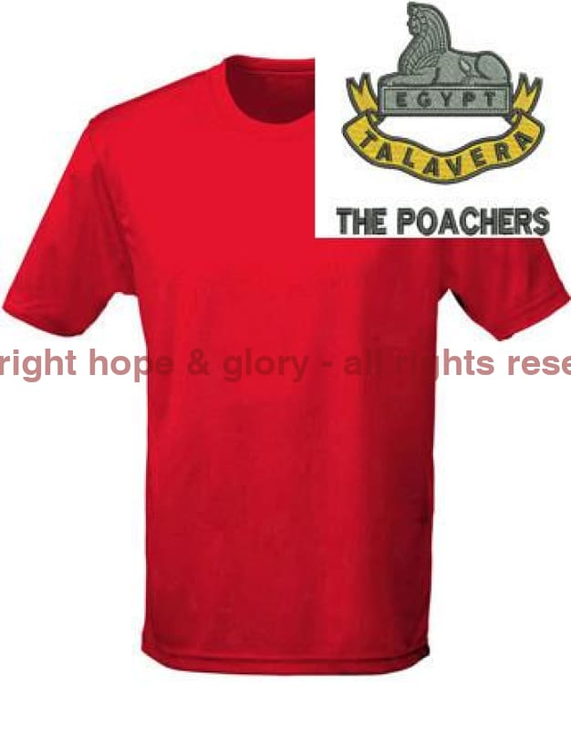 Royal Anglian 2nd Battalion 'The Poachers' Sports T-Shirt – Fat Chimp ...