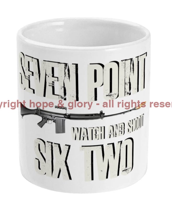 SEVEN POINT SIX TWO Watch and Shoot Ceramic Mug – Fat Chimp Forces Wear ...